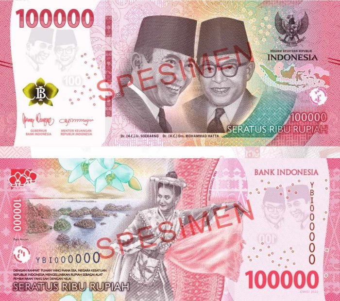 7 Uang Rupiah Kertas Tahun Emisi 2022, Ini Penampakan dan Detailnya